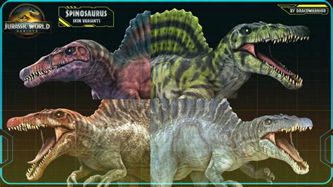 Jurassic World Rebirth Spinosaurus Skin Variants By Dracokhajiit On