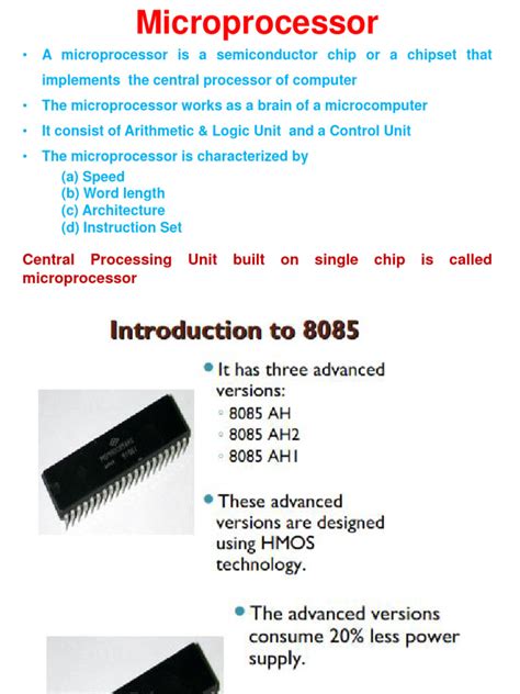 intro to 8085 pdf microprocessor input output