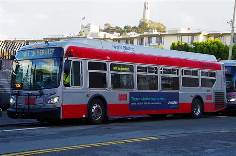 Muni Bus Sfmta San Francisco Ca 8707 Hybrid Electric Flickr