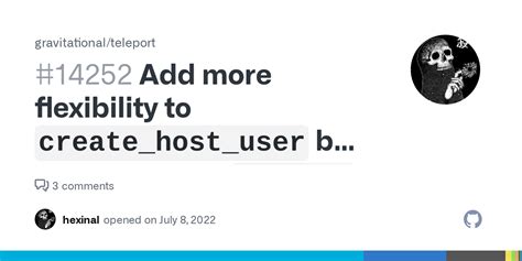Add More Flexibility To `createhostuser` By Allowing To Set `useradd