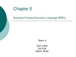 PPT BPEL Business Process Execution Language Overview PowerPoint Presentation ID