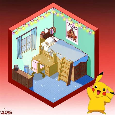 Im Teaching Myself Procreate So I Made Ashs Room Rpokemonart