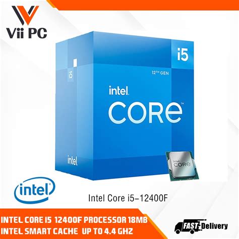 [local Stock] Intel Core I5 12400f Core I5 12th Gen Alder Lake 6 Core 2 5 Ghz Lga 1700 65w
