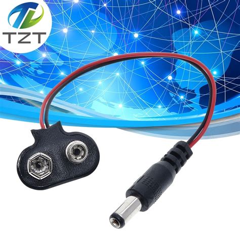 Dc 9v Battery Button Power Cable Battery Buckle Snaps Power Cable