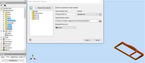 Solved Cannot Slelect Parts To Make Components Autodesk Community