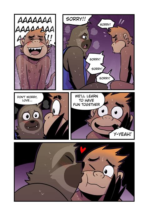 Rule 34 Absurd Res After Sex Anthro Bert Tolok Blush Bodily Fluids Brown Body Brown Fur