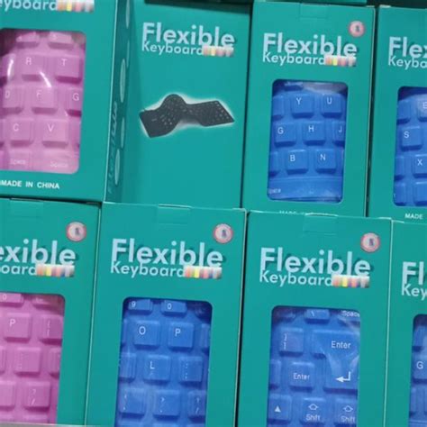 Jual Aman Keyboard Usb Gulung Keyboard Lipat Keyboard Flexible Mini Anti Air Bergaransi
