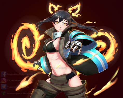 Fan Art Tamaki Fire Force 08 09 19 1 Por Strikingtulip En Deviantart Ene