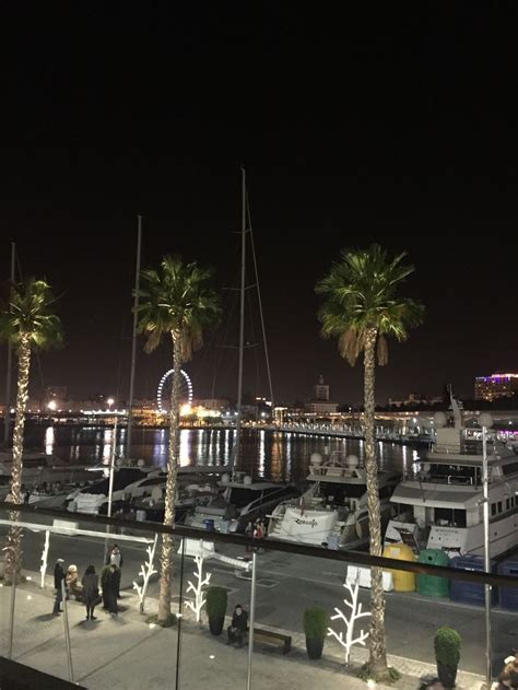 Muelle Uno Malaga Fondos De Pantalla Atardecer Frases Guapas Málaga