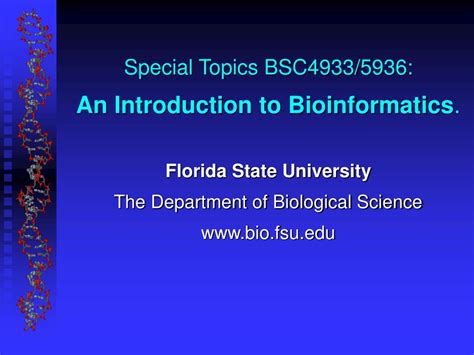 Ppt Bioinformatics Databases Powerpoint Presentation Free Download