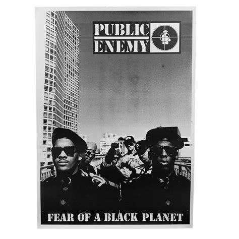 Vintage Public Enemy Fear Of A Black Planet Poster Jointcustodydc