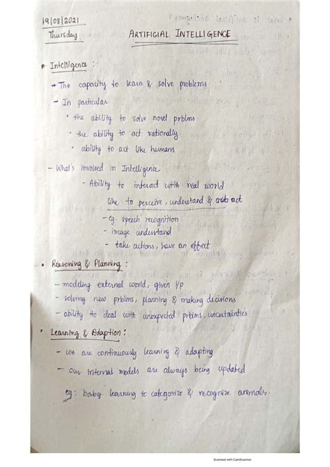 AI UNIT Artificial Intelligence Studocu