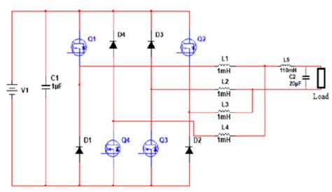 Inverter Circuit Diagram Without Fly Back Diode Download Scientific Diagram