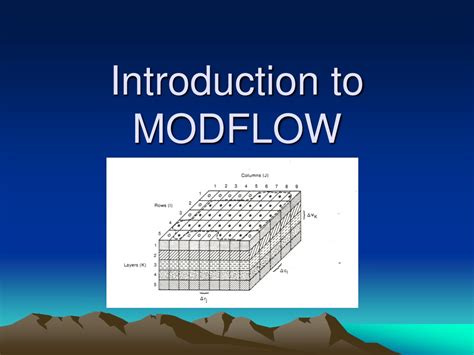 Ppt Introduction To Modflow 2005 Concepts Techniques