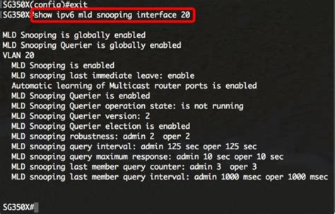 Cli를 통해 스위치에서 Mld 스누핑 설정 구성 Cisco