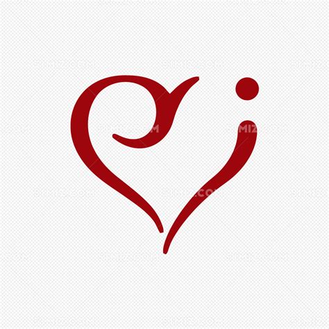 爱心logo图片素材免费下载 觅知网