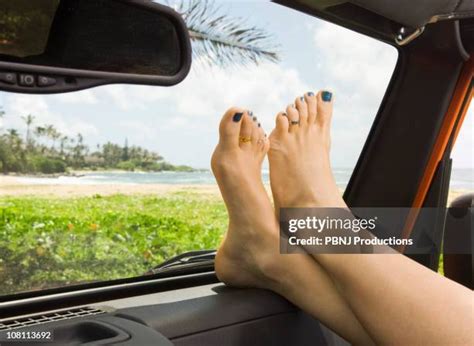 Barefeet On Dashboard Photos And Premium High Res Pictures Getty Images