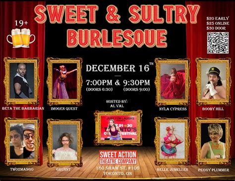 Sweet And Sultry Burlesque The Naughty Holiday Special Now Toronto