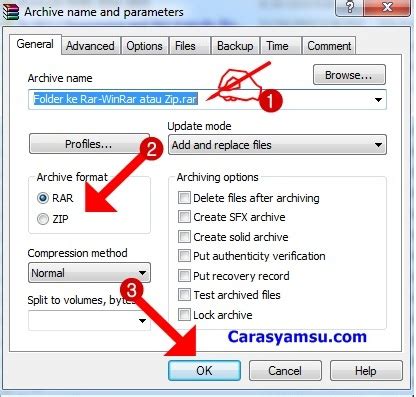 Cara Mudah Mengubah File Folder Menjadi Rar Winrar Atau Zip PAGUNPOST