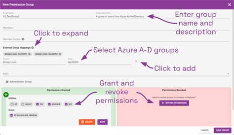Add A Permission Group For Azure Active Directory Orchid Hybridfusion Vms Administrator Guide