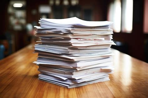 Premium Ai Image A Stack Of Employment Insurance Claim Forms