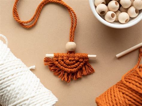 Diy Tutorial Essential Oil Macrame Car Diffuser Cara And Co