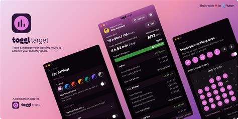 I Built A Companion App For Toggl Track Using Flutter To Track And Manage My Working Hours To