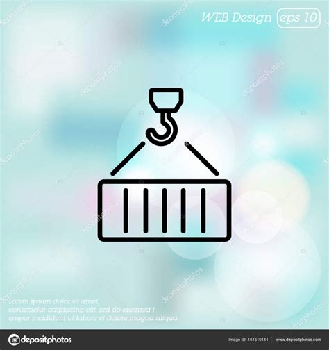 Loading Container Icon Stock Vector Image By PPVector 161510144