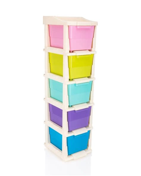 Plastic Rectangular Modular Multi Purpose Drawer Storage System For