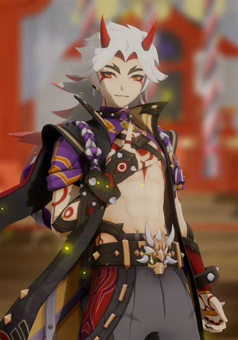 Mmd Arataki Itto By Lennaiii On Deviantart