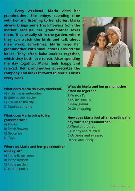 Simple Present Reading Comprehensio English Esl Worksheets Pdf And Doc