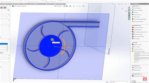Simulating Flow Through A Centrifugal Pump Using SolidWorks