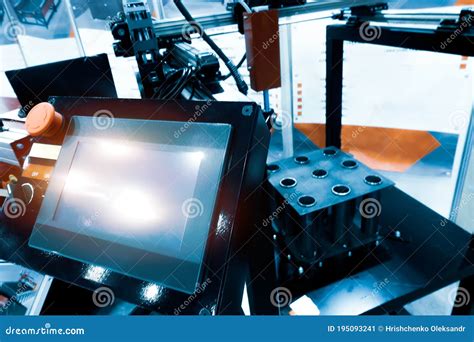 Control Panel For Software For Automatic Welding Stock Image Image Of