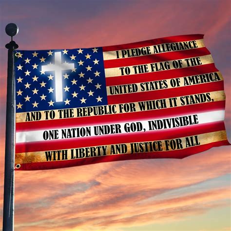 Flagwix American Flag Pledge Of Allegiance To The Us Flag Mtv32gf