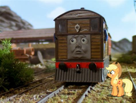 Toby And Applejack At The Abandoned Mine By Nickeltempest On Deviantart