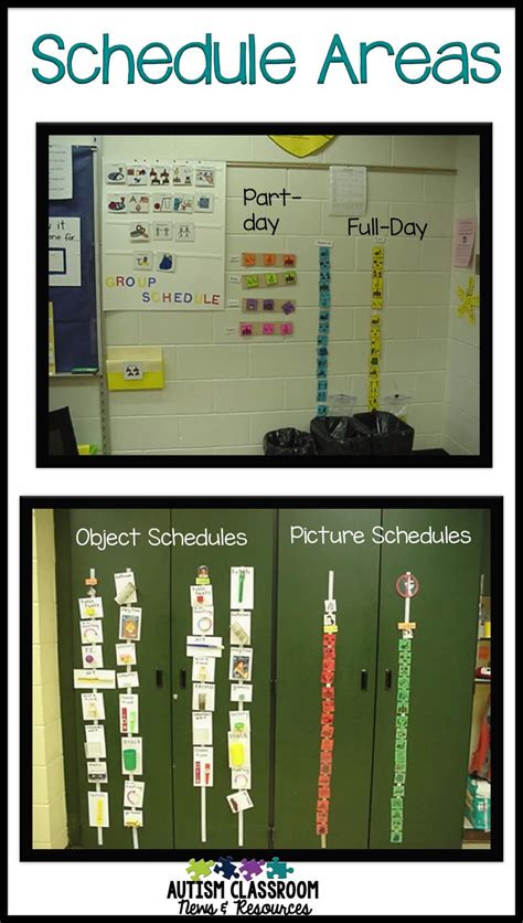 Individual Visual Schedules Part 1 Autism Classroom Resources