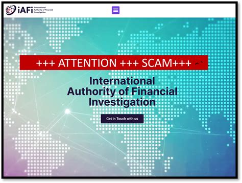 Urgent Warning Do Not Fall For The Iafi Fund Recovery Scheme