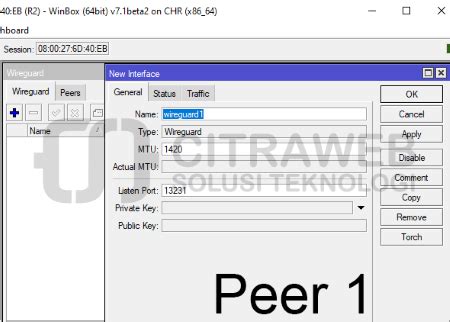 Citraweb Com Wireguard VPN Baru Di Mikrotik RouterOS 7 1beta2