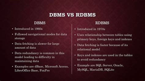 Relational Database Management System Pptx