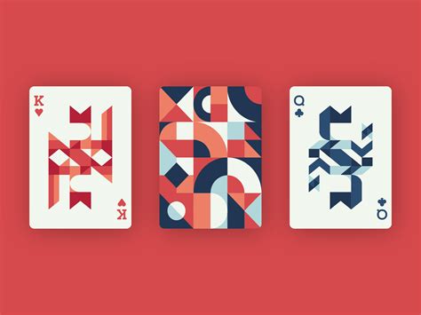 Playing Cards Design Geometric And Abstract By Ruben Albrecht On Dribbble