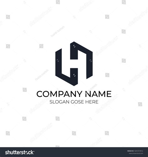 H Letter Minimalist Logo Over 27241 Royalty Free Licensable Stock