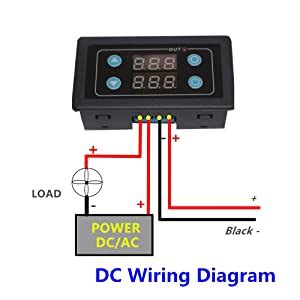 AC 110V 120V Programmable Digital Cycle Delay Relay Timer Switch Module