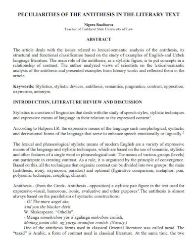 Antithesis 81 Examples How To Use Tips