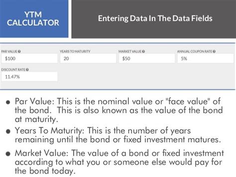 Bond Yield To Maturity Calculation Quant Rl