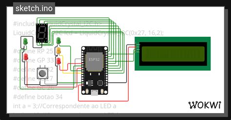 Semaforo Inteligente Wokwi Esp32 Stm32 Arduino Simulator