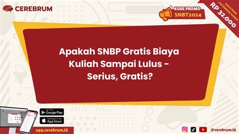 Apakah Snbp Gratis Biaya Kuliah Sampai Lulus Serius Gratis