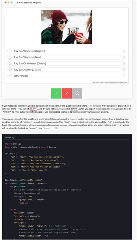 Correct Image Classification Recipe Done Prodigy Support