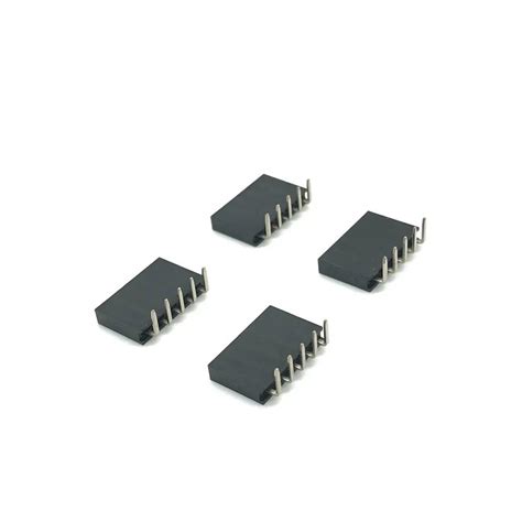 Factory Wholesales Machine 2 54mm Pitch 8 5mm Height 90 Degree 1 Row Female Socket Pin Header