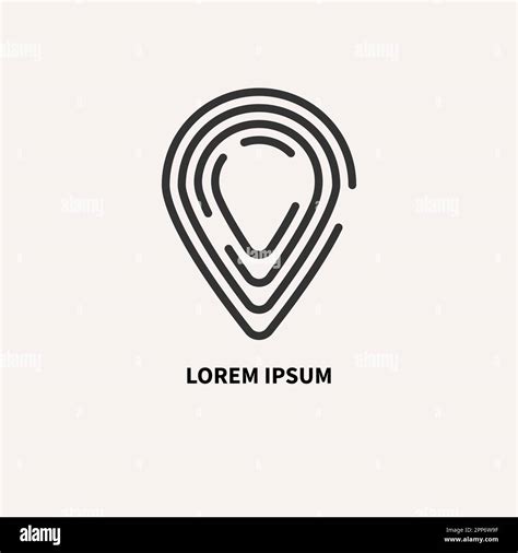 Data Protection Destination Logo Security Scan Icon Stock Vector