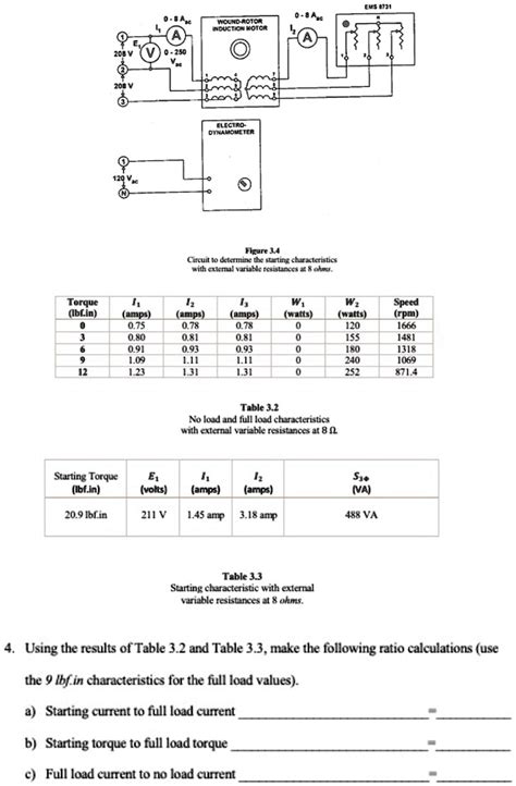 Figure 34 Circuit To Determine The Starting Characteristics With